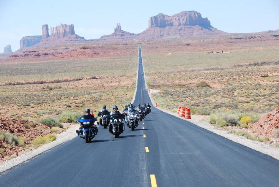 Motorcycle touring and cruiser tour Wild West USA guided tour, the best ...