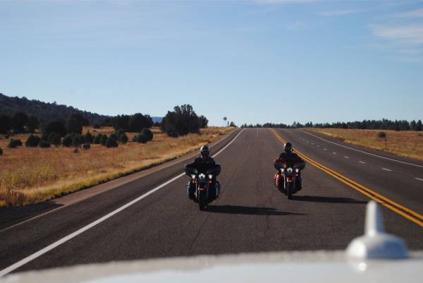 Motorcycle touring and cruiser tour, USA Route 66 on car or motorbike ...